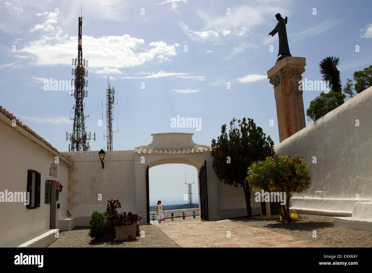 Panoramic view from summit of Mount Toro (El Toro), Es Mercadal ...