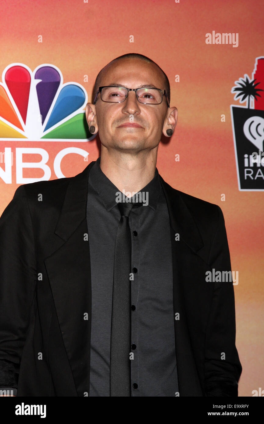 iHeart Radio Music Awards Press Room Featuring: Chester Bennington ...