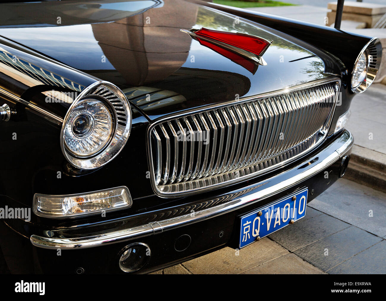 A Chinese luxury car marque Hongqi limoussine Red Flag L5, used by ...