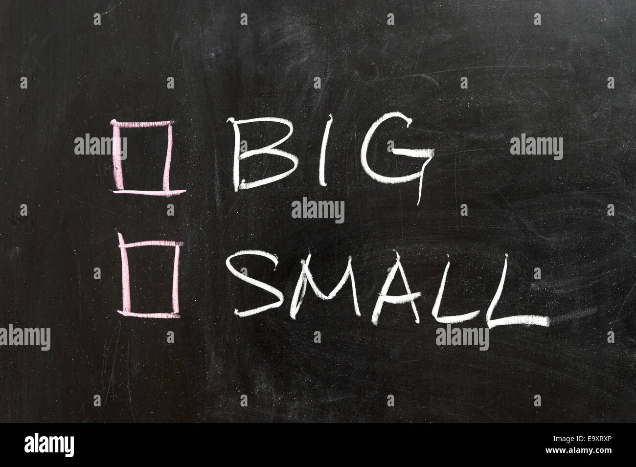 Big and small hi-res stock photography and images - Alamy