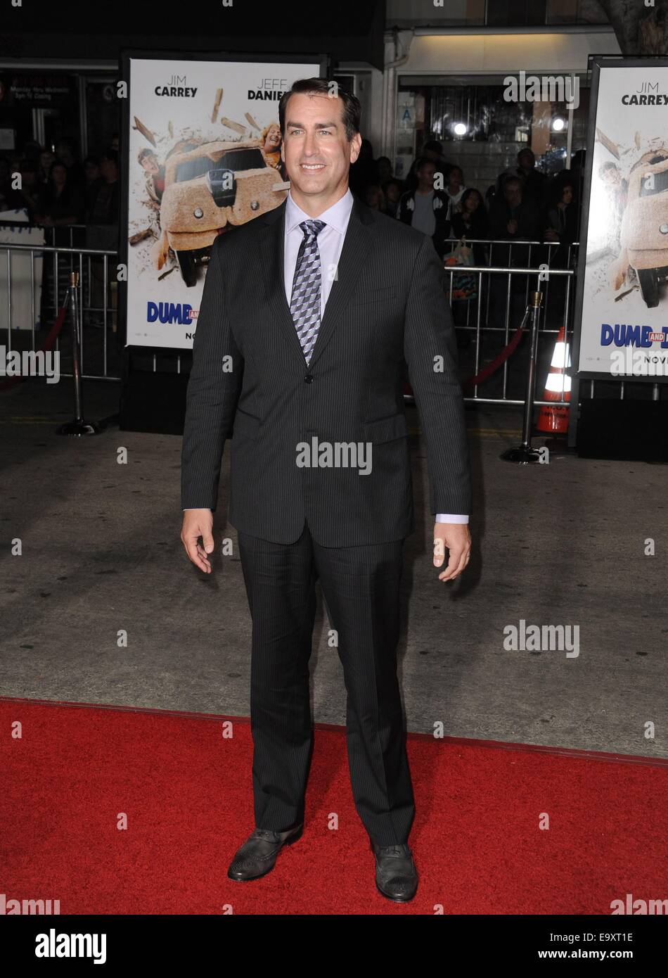 Los Angeles, CA, USA. 3rd Nov, 2014. Rob Rggle at arrivals for DUMB AND ...