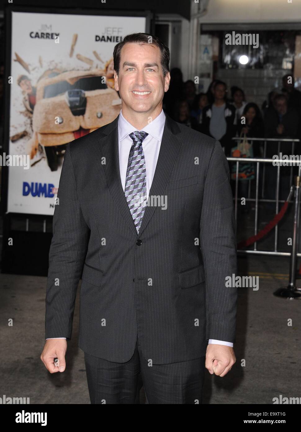 Los Angeles, CA, USA. 3rd Nov, 2014. Rob Rggle at arrivals for DUMB AND ...