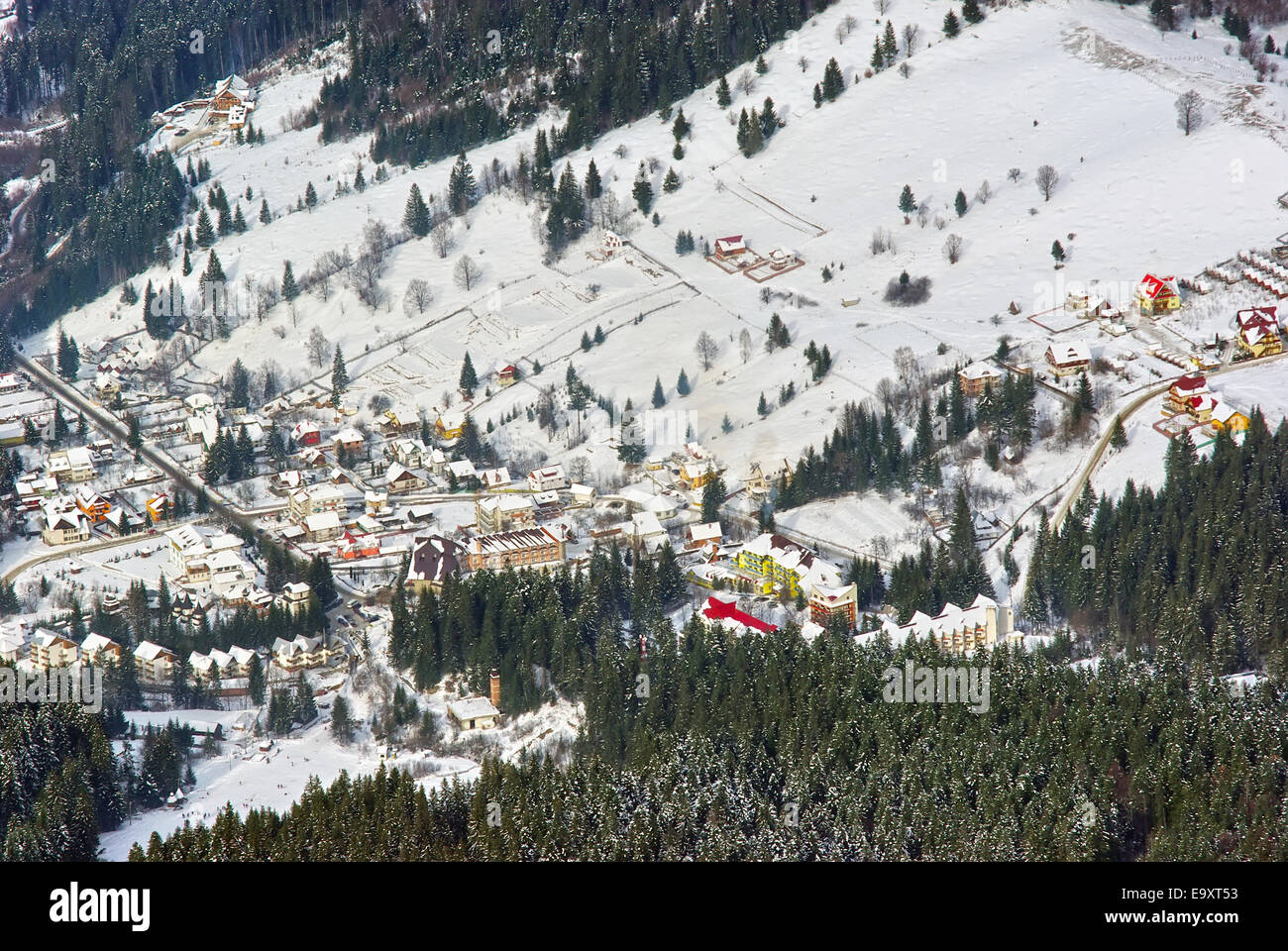 Mountain resort in Romania (Durau Stock Photo - Alamy