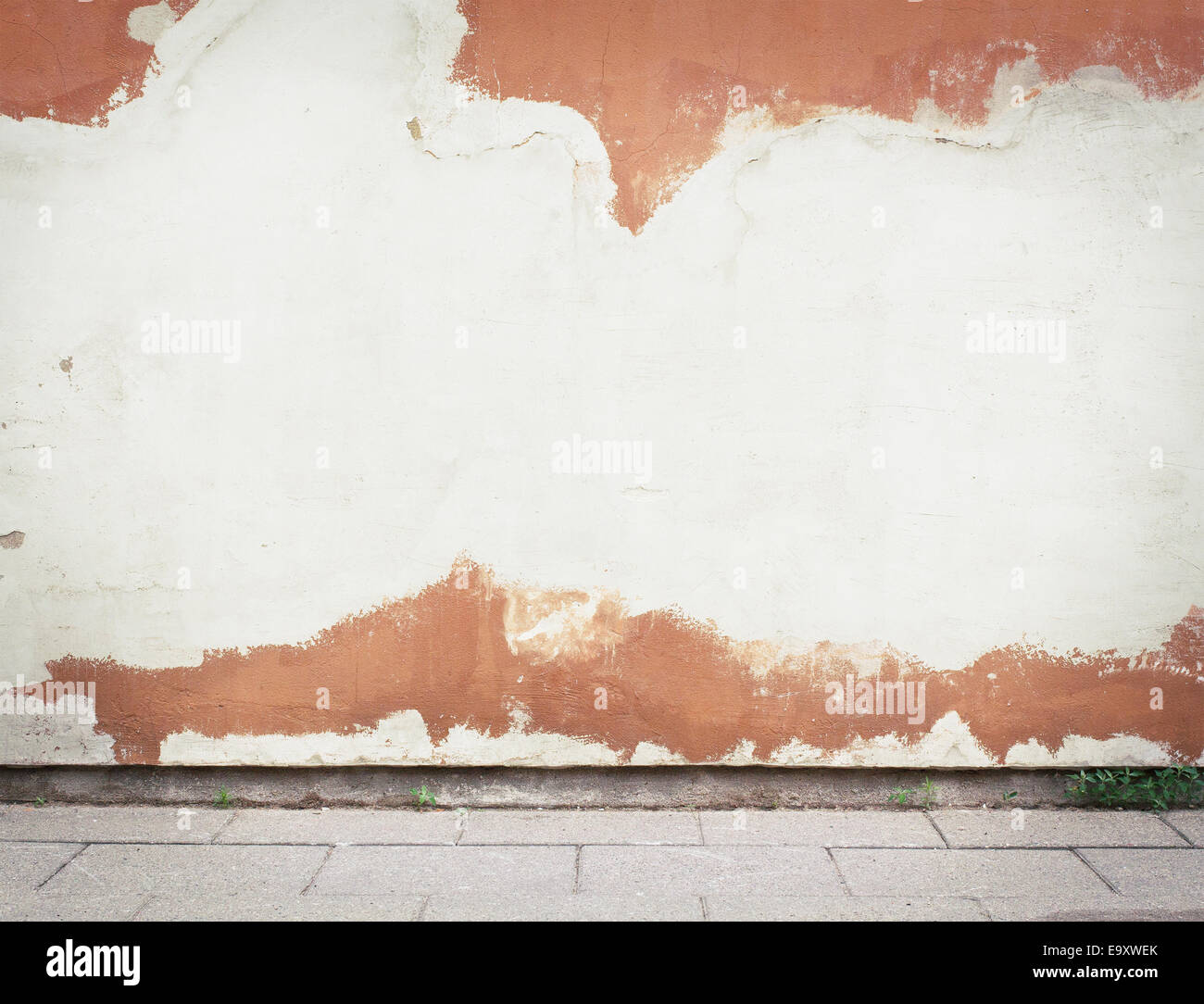 Plaster wall background with walkway Stock Photo - Alamy
