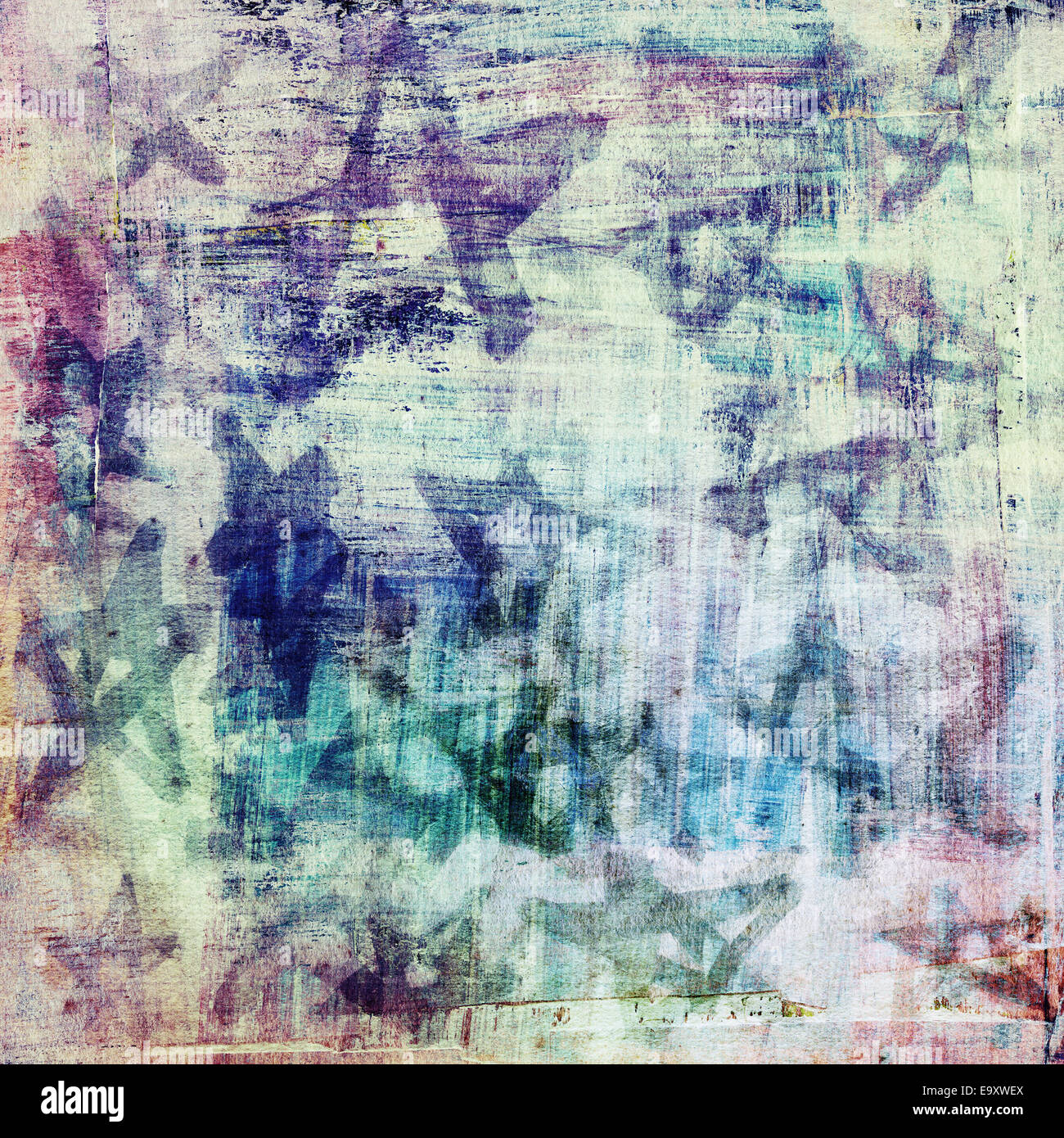 abstract painted grunge collage background Stock Photo - Alamy