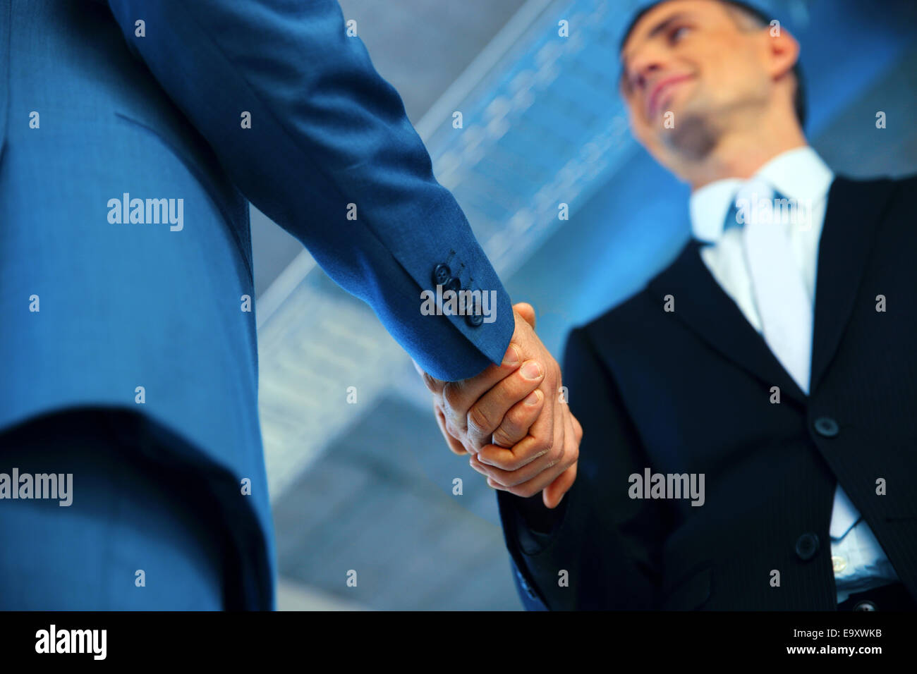 Closeup hand shake man woman hi-res stock photography and images - Alamy
