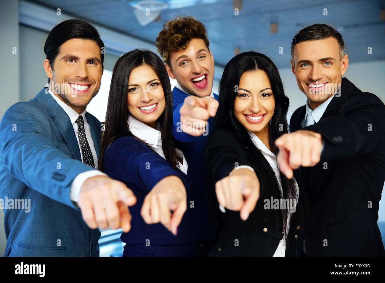 Happy business group hi-res stock photography and images - Alamy
