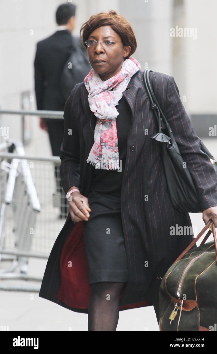 Constance Briscoe arrives for sentencing at The Old Bailey in central ...