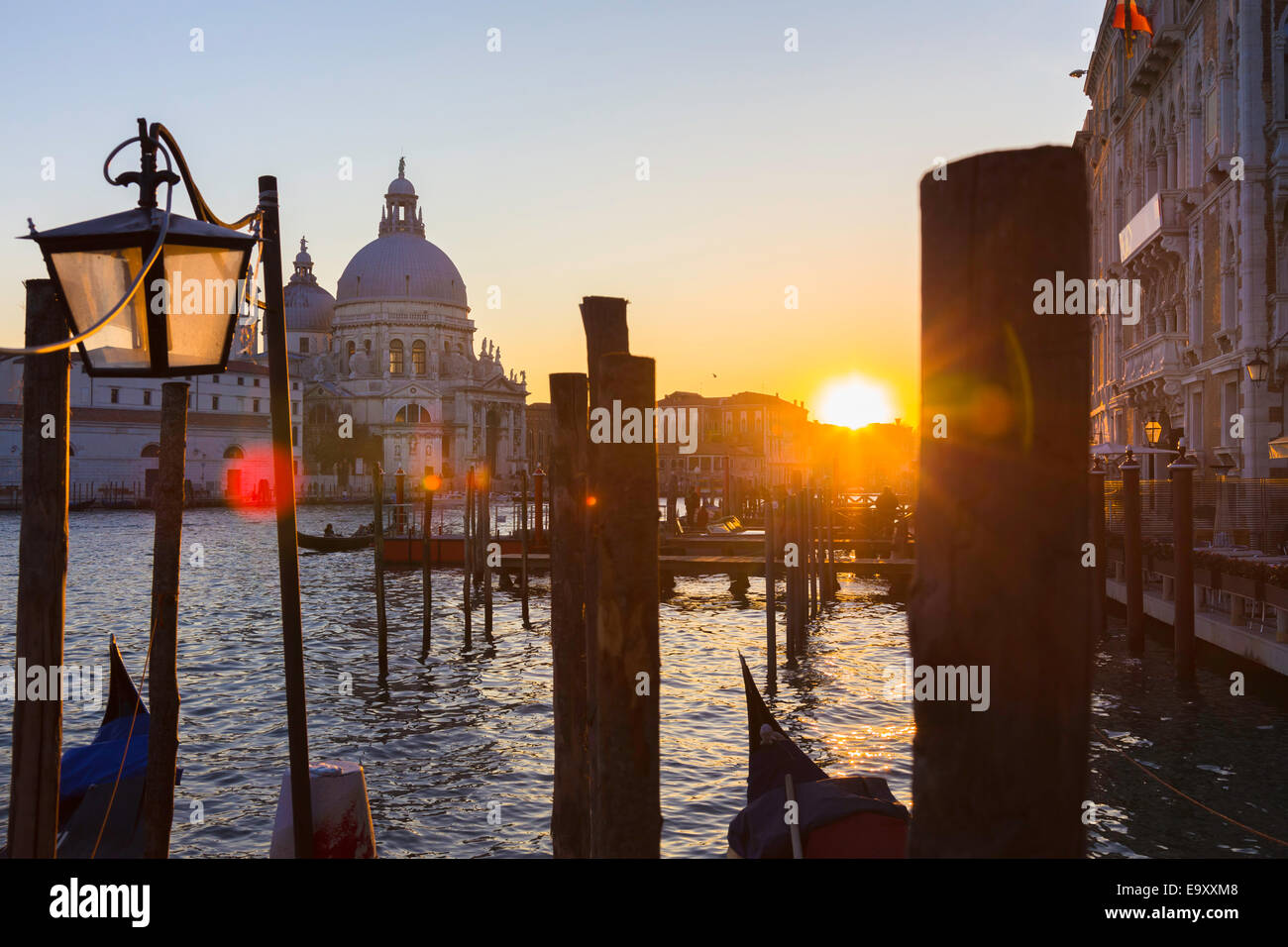 Venice in sunset Stock Photo - Alamy