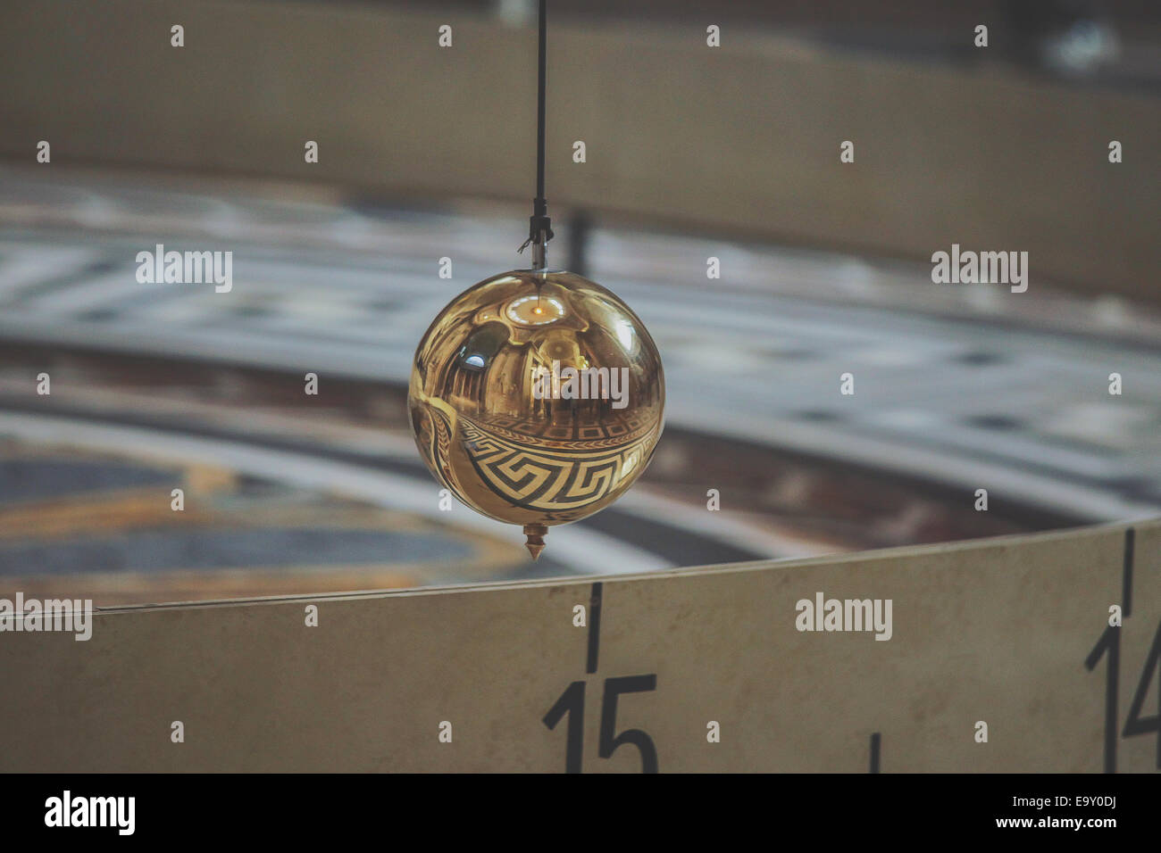 Foucault pendulum at pantheon in paris hi-res stock photography and ...