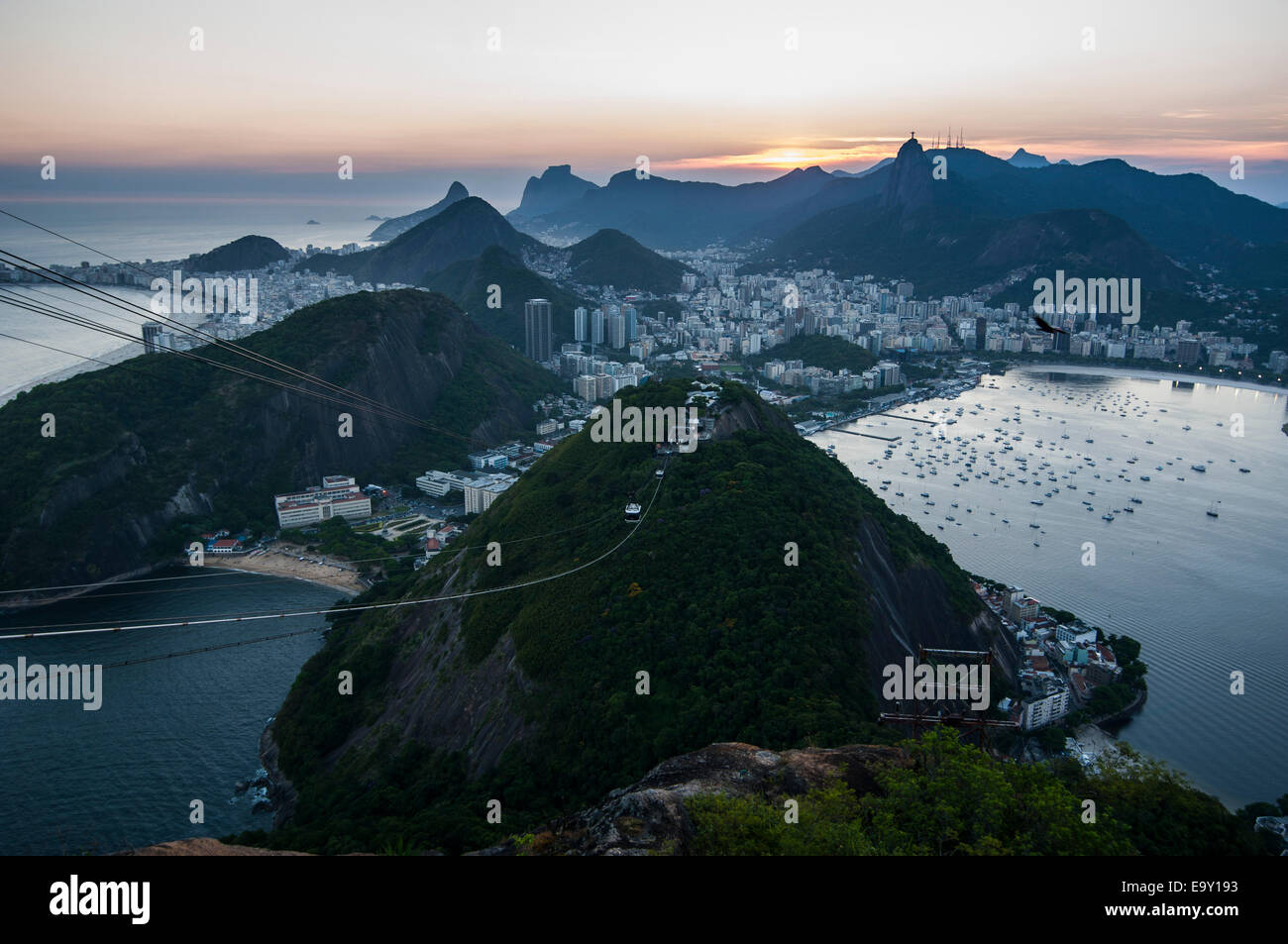 View from sugarloaf mountain hi-res stock photography and images - Alamy