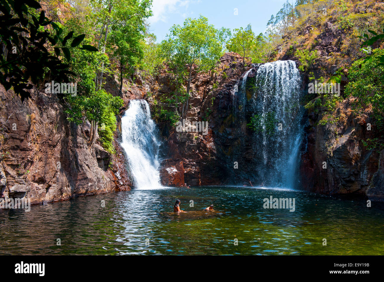 Waterfall in the Litchfield National Park, Northern Territories ...
