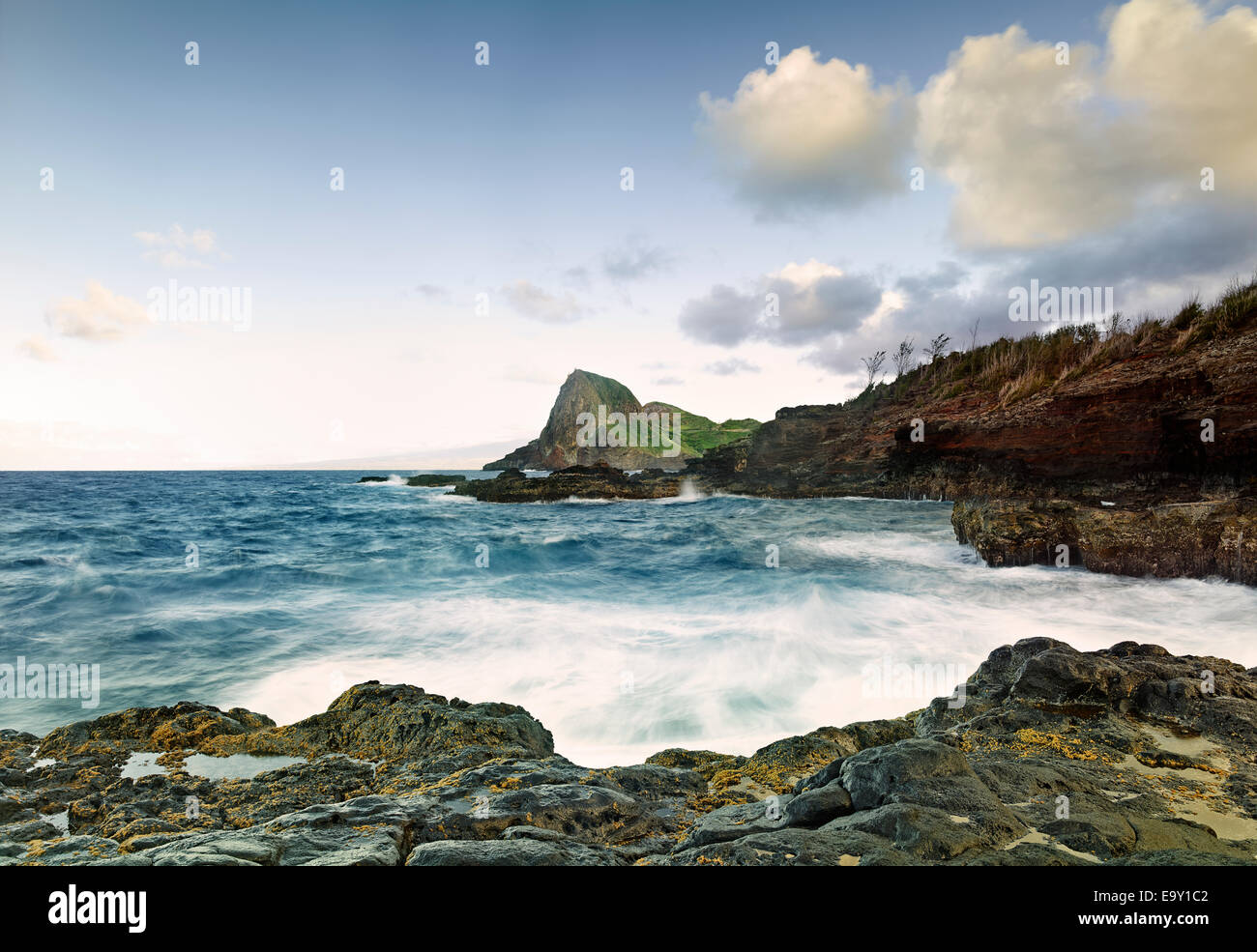 Coastline at Kahakuloa Bay, Maui, Hawaii, United States Stock Photo - Alamy