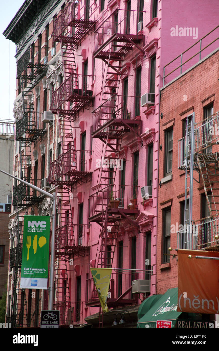 USA, New York, Greene Street, SoHo. Cityscape Stock Photo - Alamy