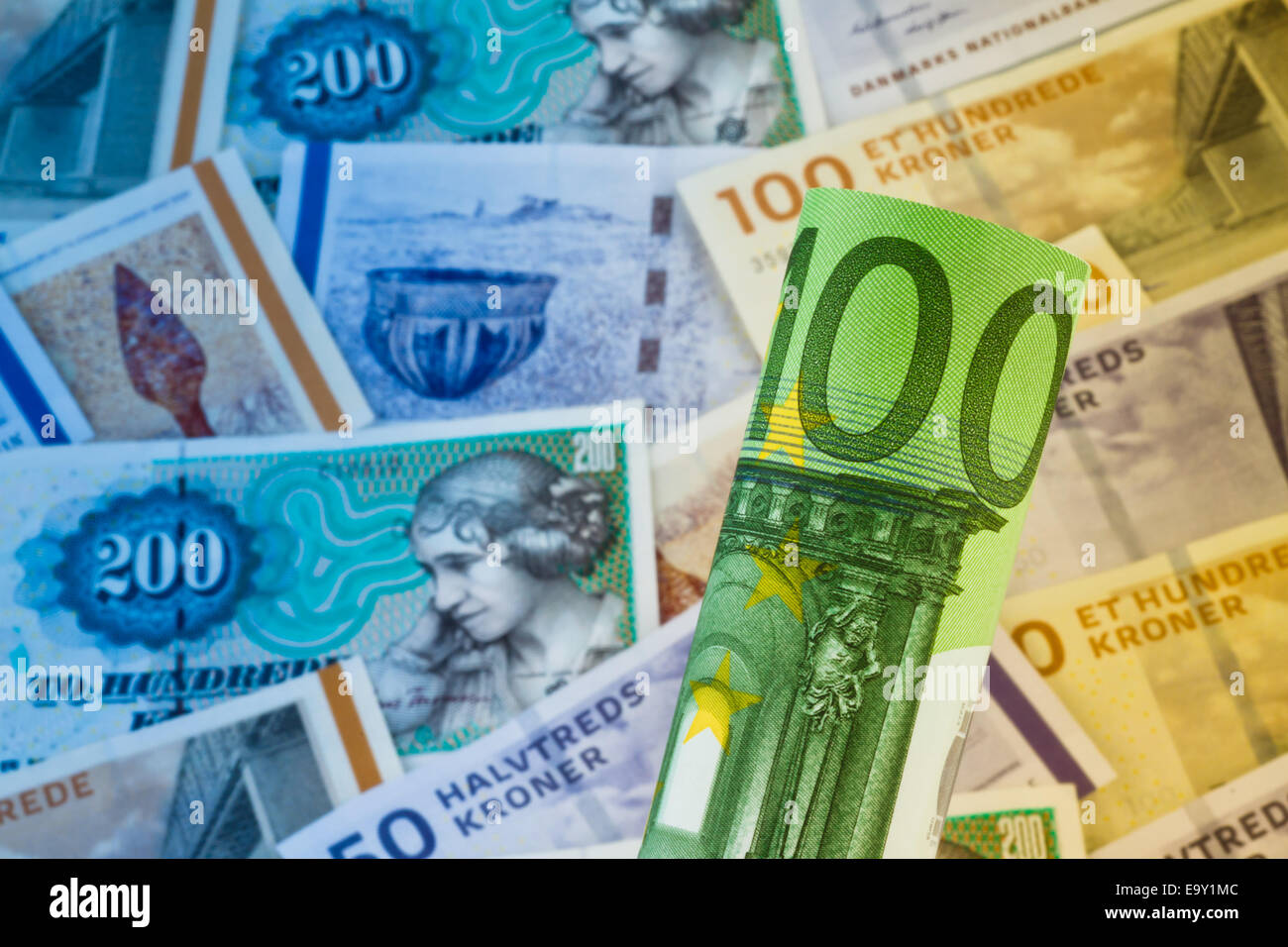 Currency from denmark in europe hi-res stock photography and images - Alamy