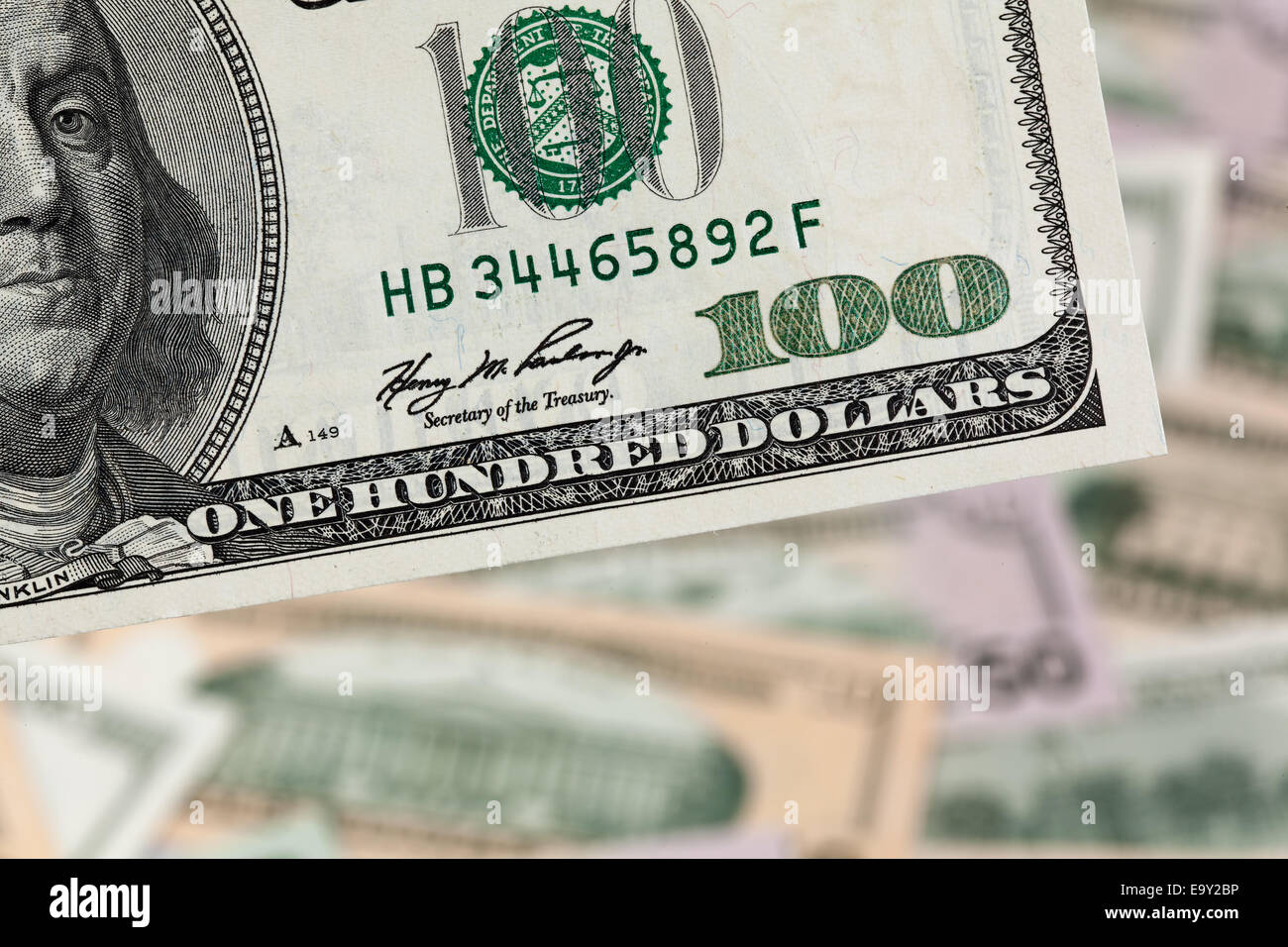 American dollar bills from the U.S. America currency Stock Photo - Alamy