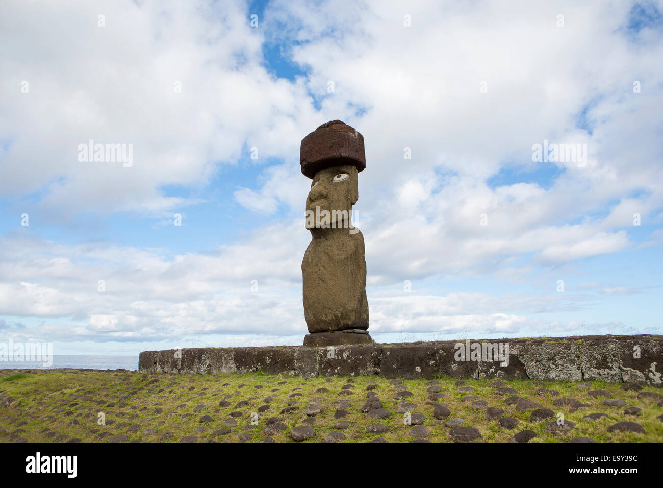 Easter Island Moai Statues Stock Photo - Alamy