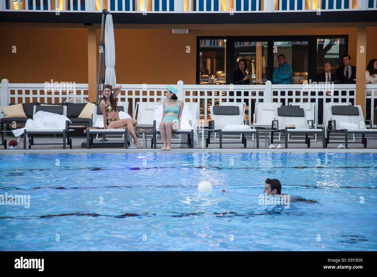 France, Paris, Hotel Molitor swimming pool Stock Photo - Alamy