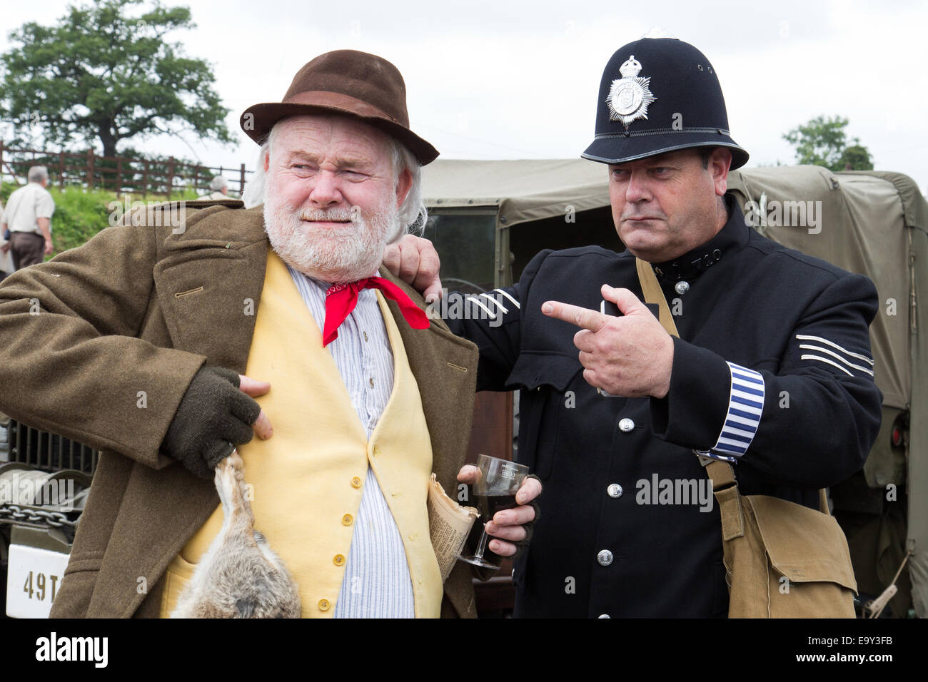 1940s Wartime Weekend on the Great Central Railway Stock Photo - Alamy