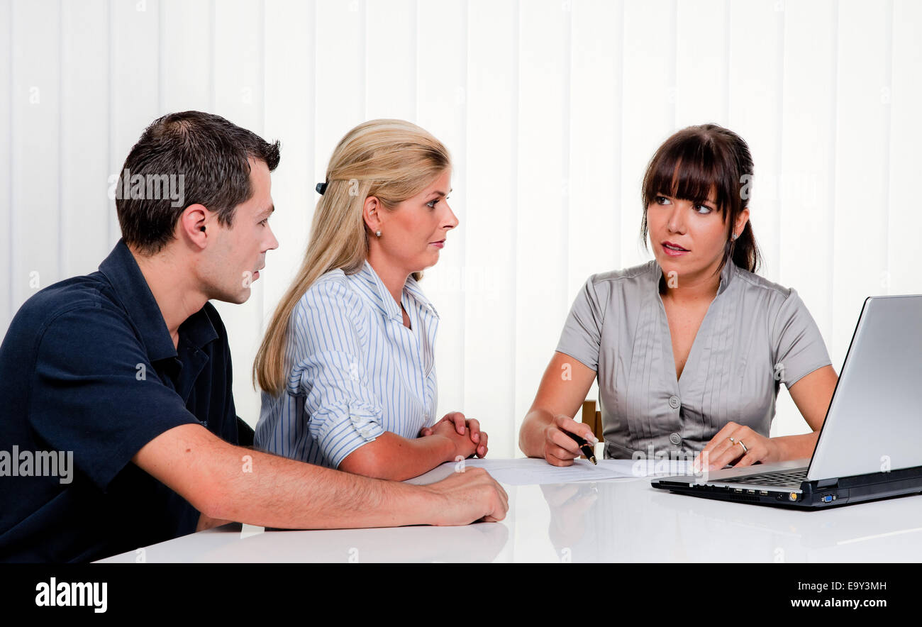 Consultation conversation, finances hi-res stock photography and images ...