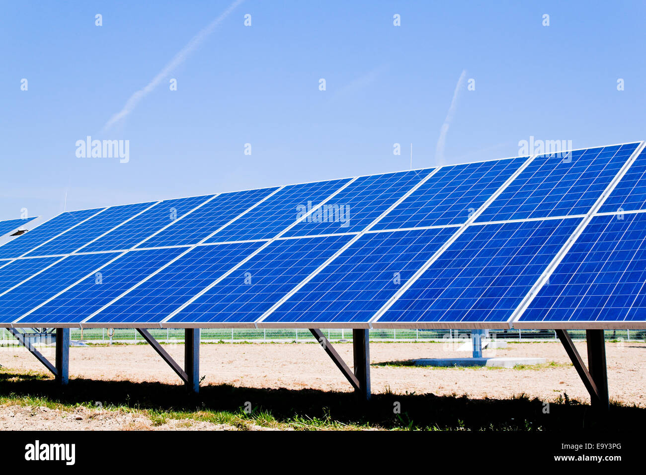 Renewable, alternative solar energy. Solar energy power plant Stock ...