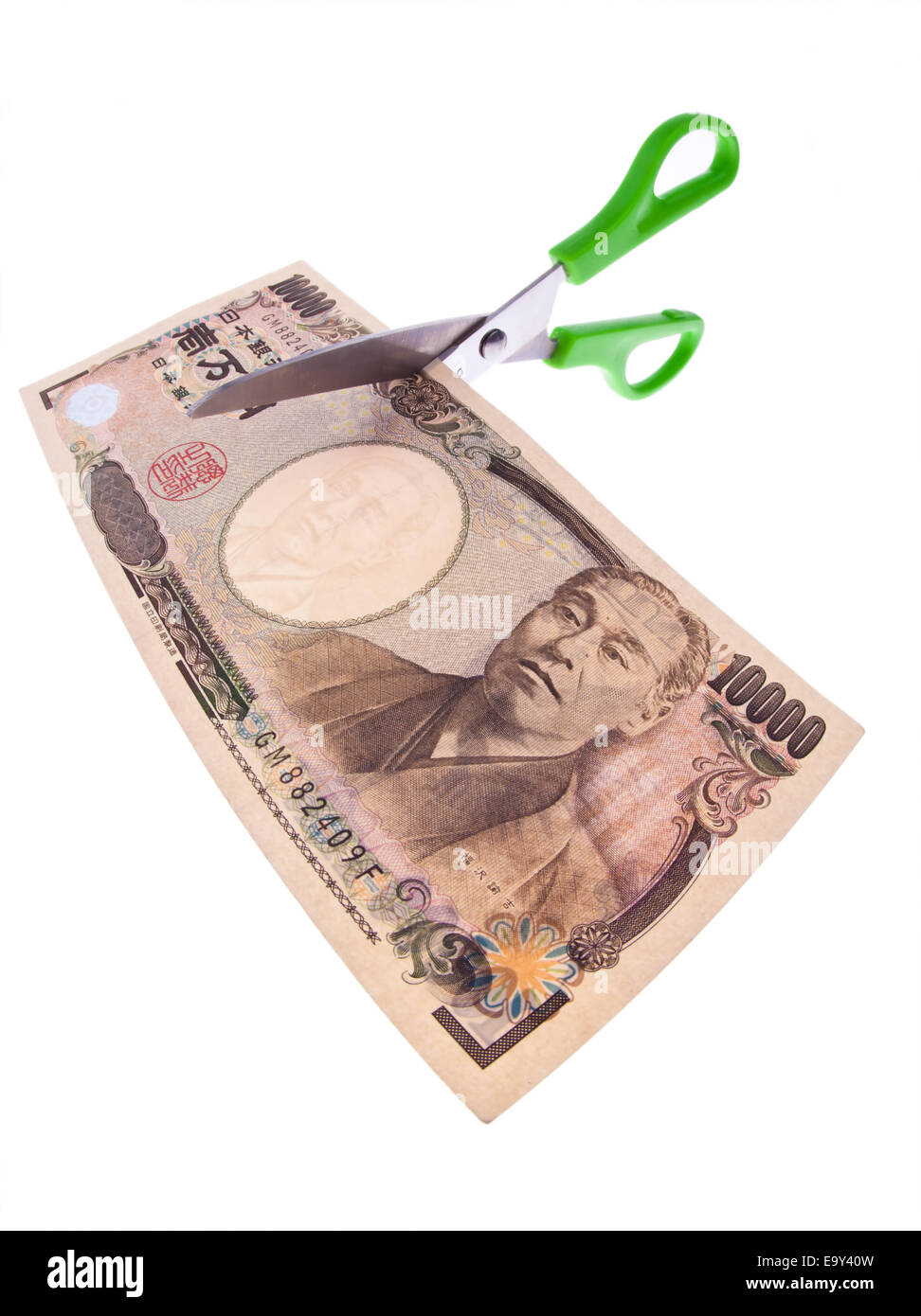 Japanese yen notes. Currency in Japan Stock Photo - Alamy