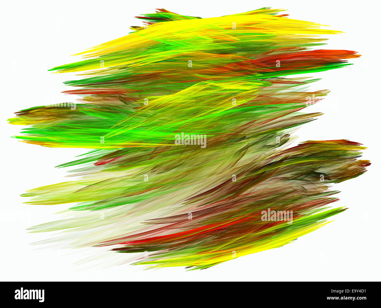 Bright dab. Like a multicolored paint brush strokes Stock Photo - Alamy