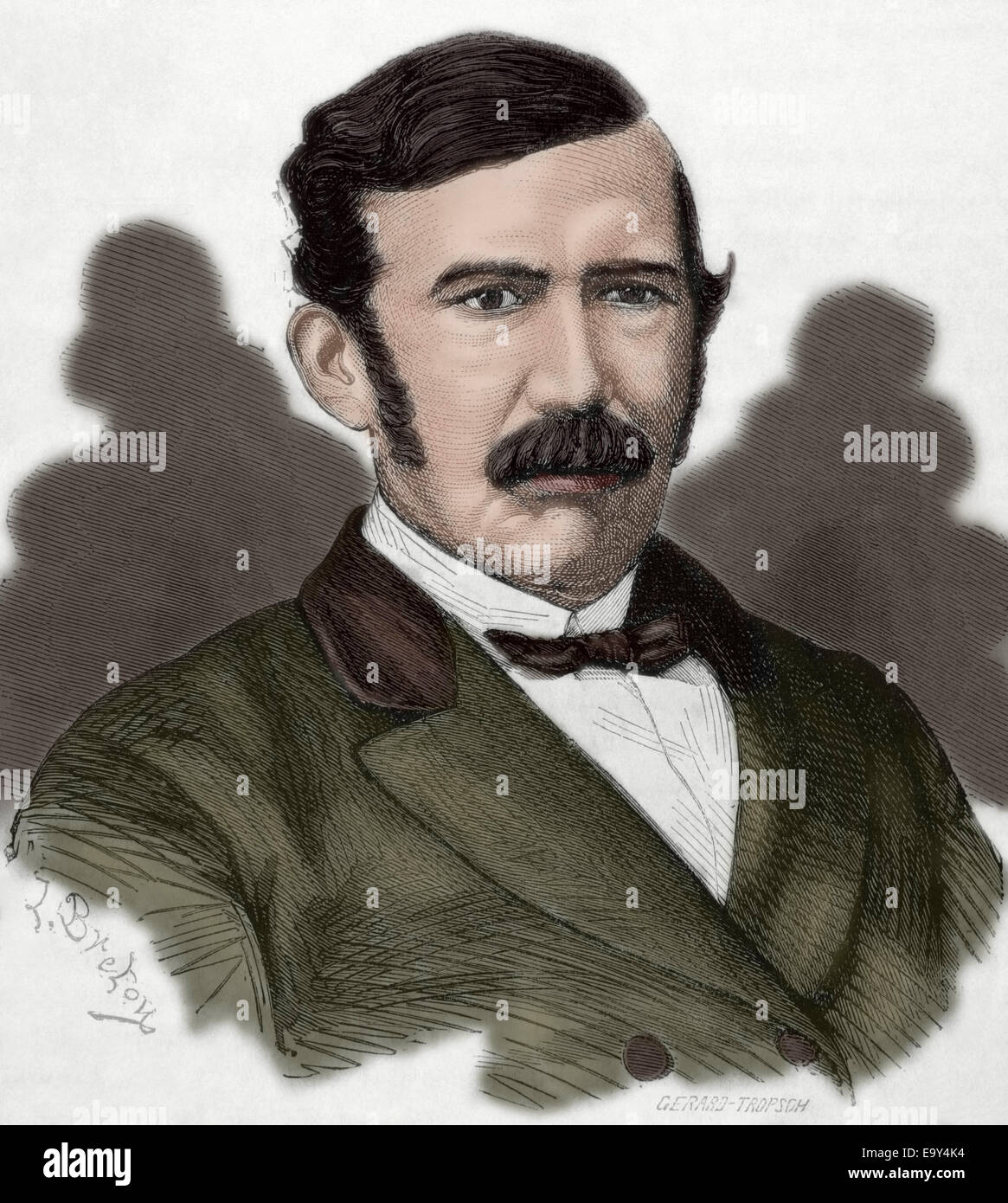 David livingstone scottish doctor missionary hi-res stock photography ...