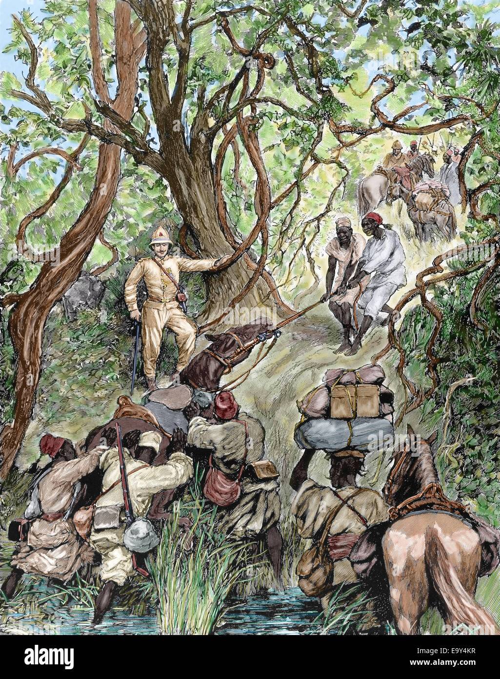 African colonialism servant hi-res stock photography and images - Alamy