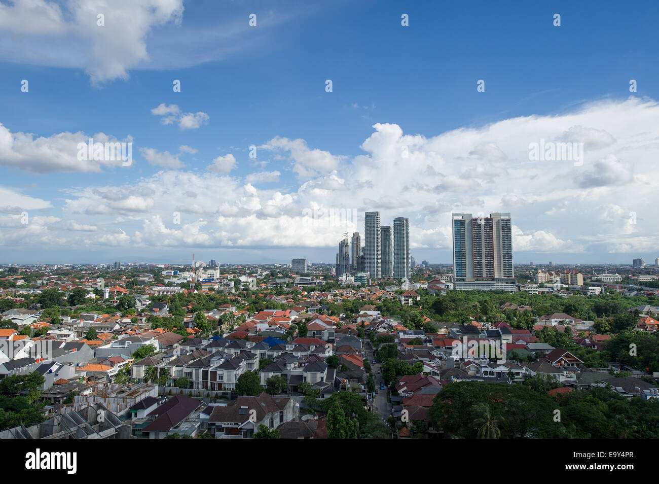 Southern Jakarta View Stock Photo - Alamy
