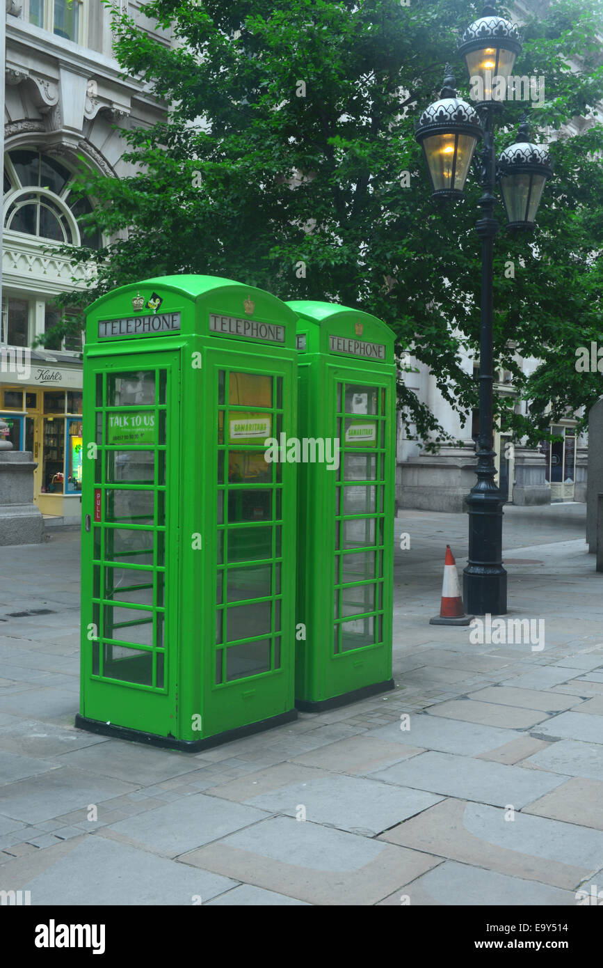 Green Phone Booth High Resolution Stock Photography and Images - Alamy