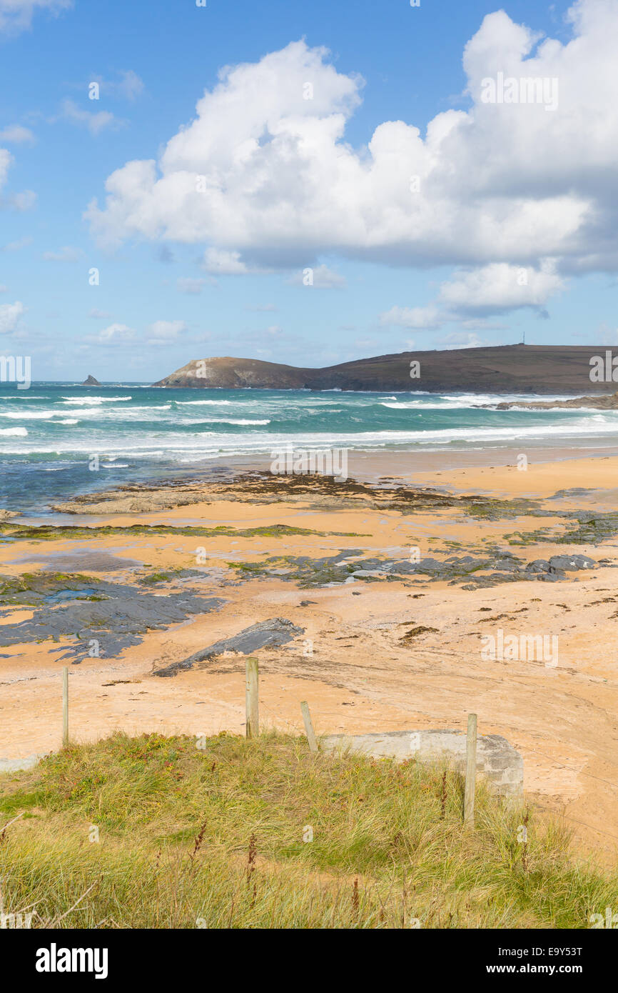 Constantine Bay Cornwall England UK Cornish north coast between Newquay ...