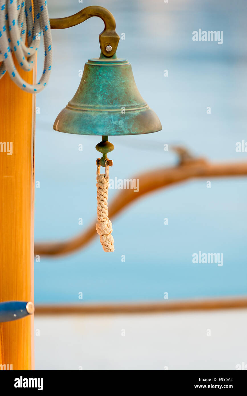 Old fashioned boat bell hi-res stock photography and images - Alamy