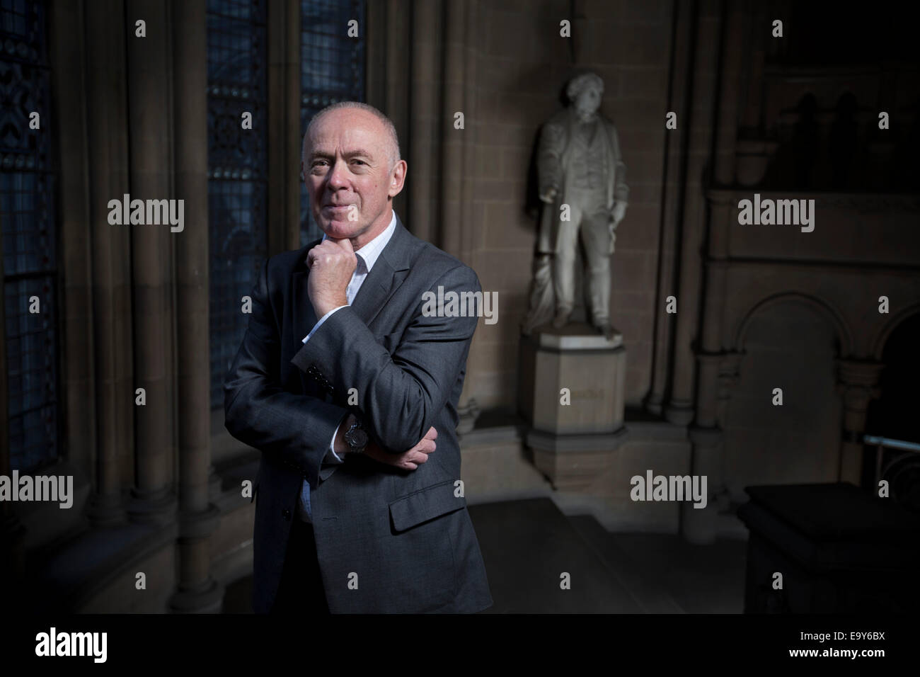Sir Richard Leese, leader of Manchester City Council, pictured at the ...