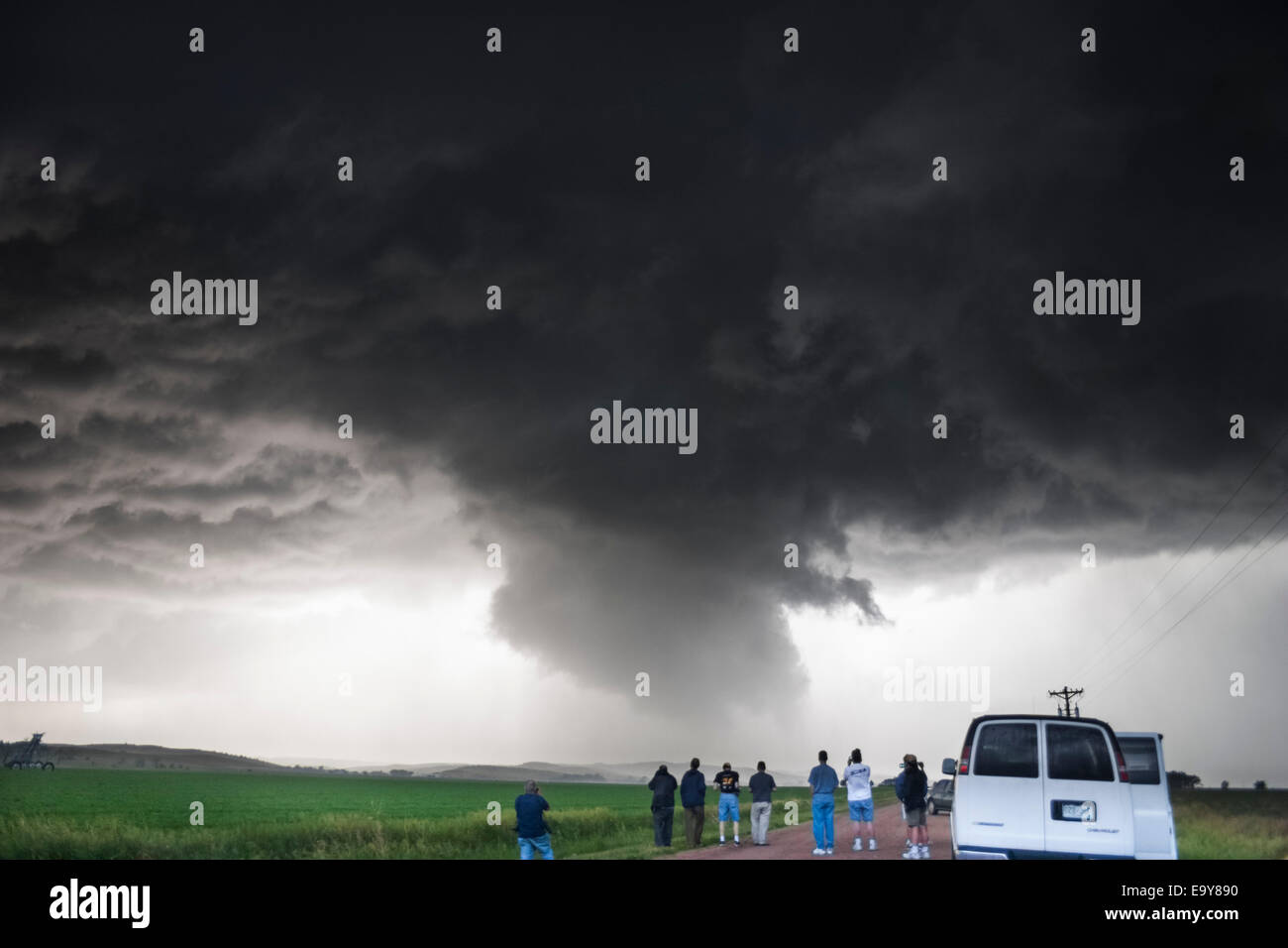 Storm chasers monitor hi-res stock photography and images - Alamy