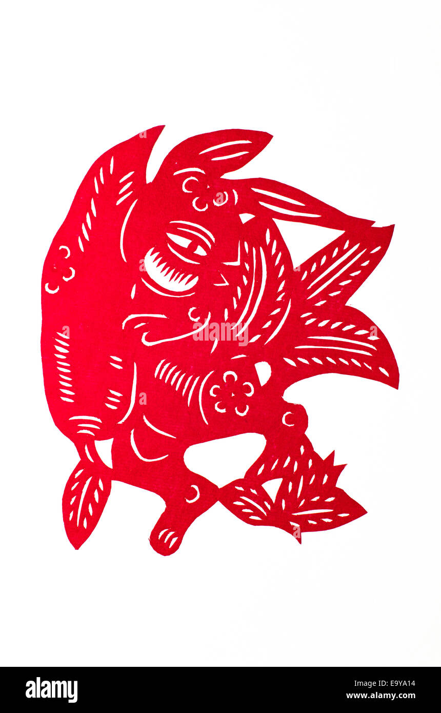 Year of rabbit china Cut Out Stock Images & Pictures - Alamy