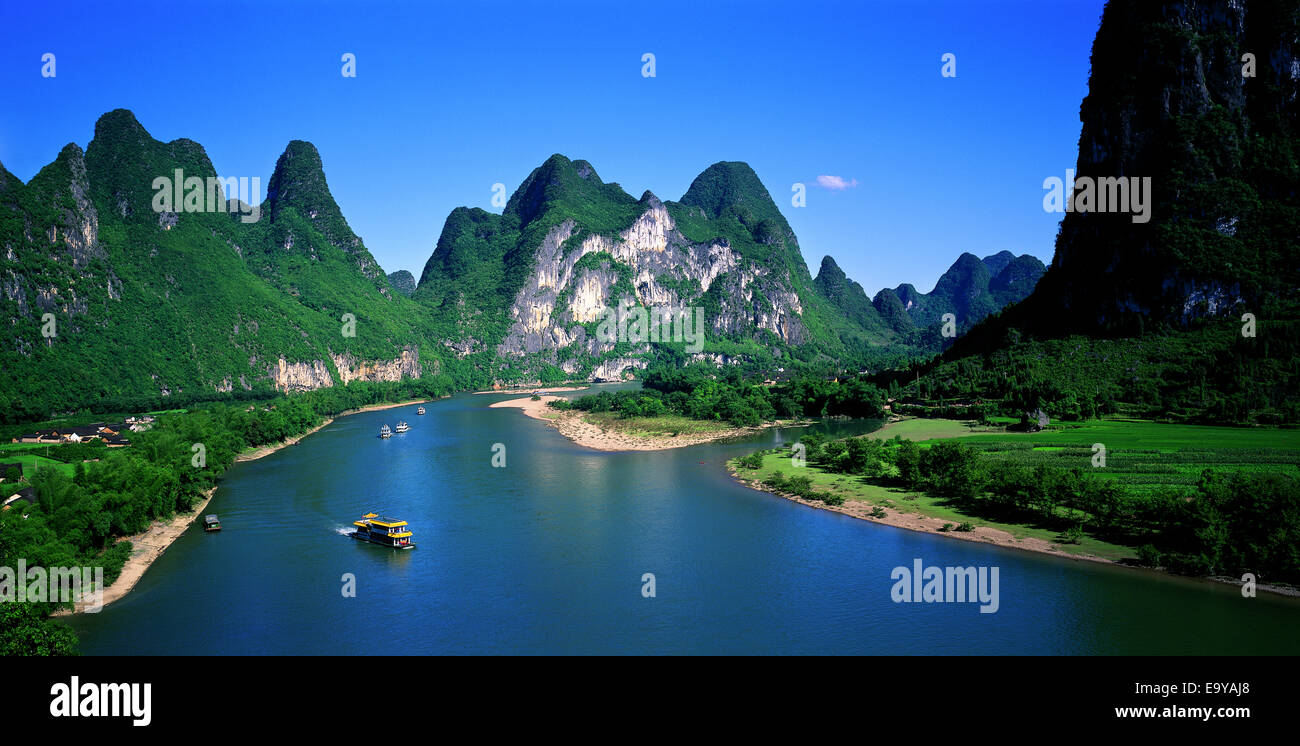 Guilin, Yangshuo scenery Stock Photo - Alamy