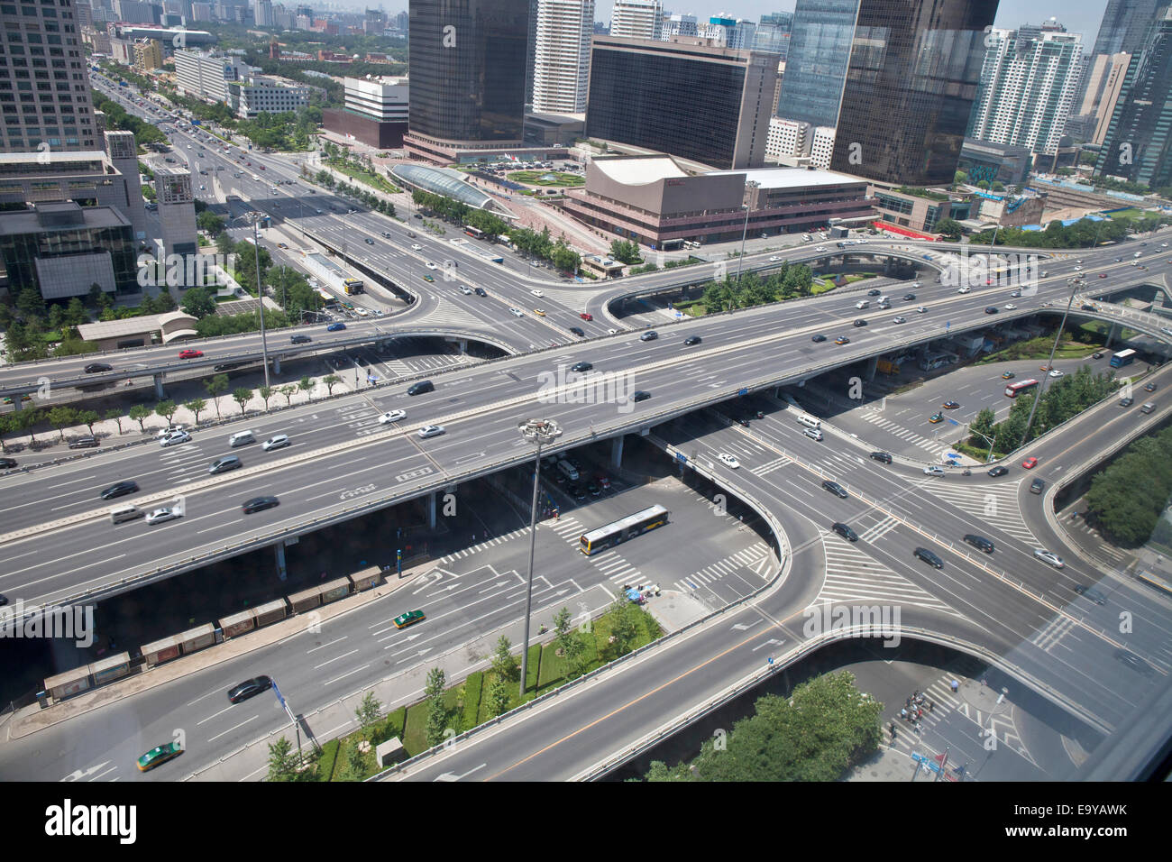 Beijing city world trade center hi-res stock photography and images - Alamy