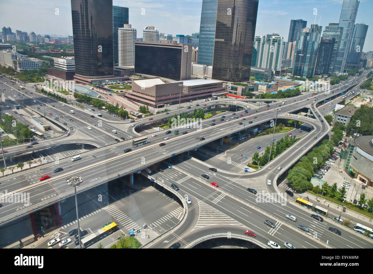 Beijing city world trade center hi-res stock photography and images - Alamy