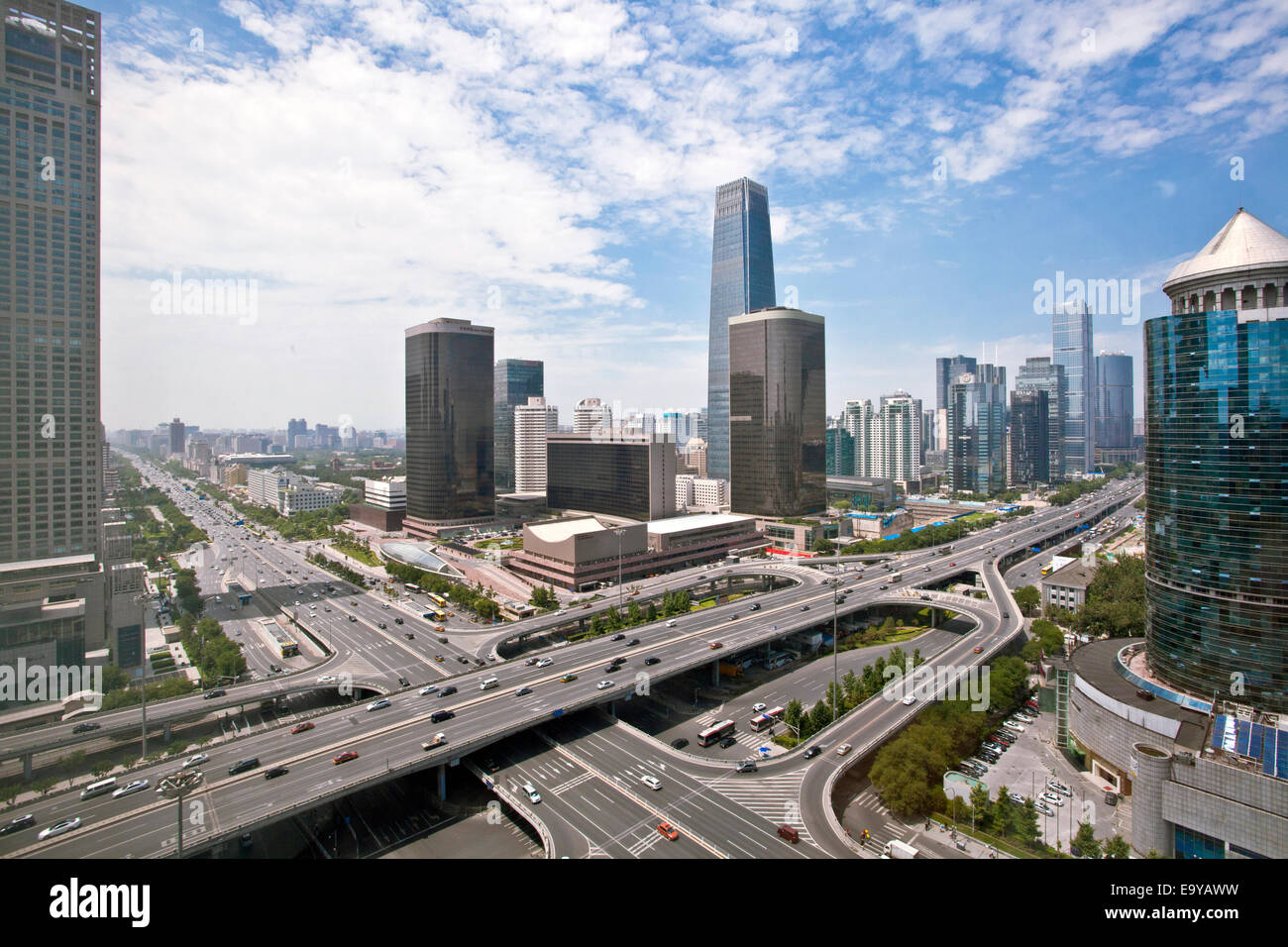 Beijing International Trade Center Stock Photo - Alamy