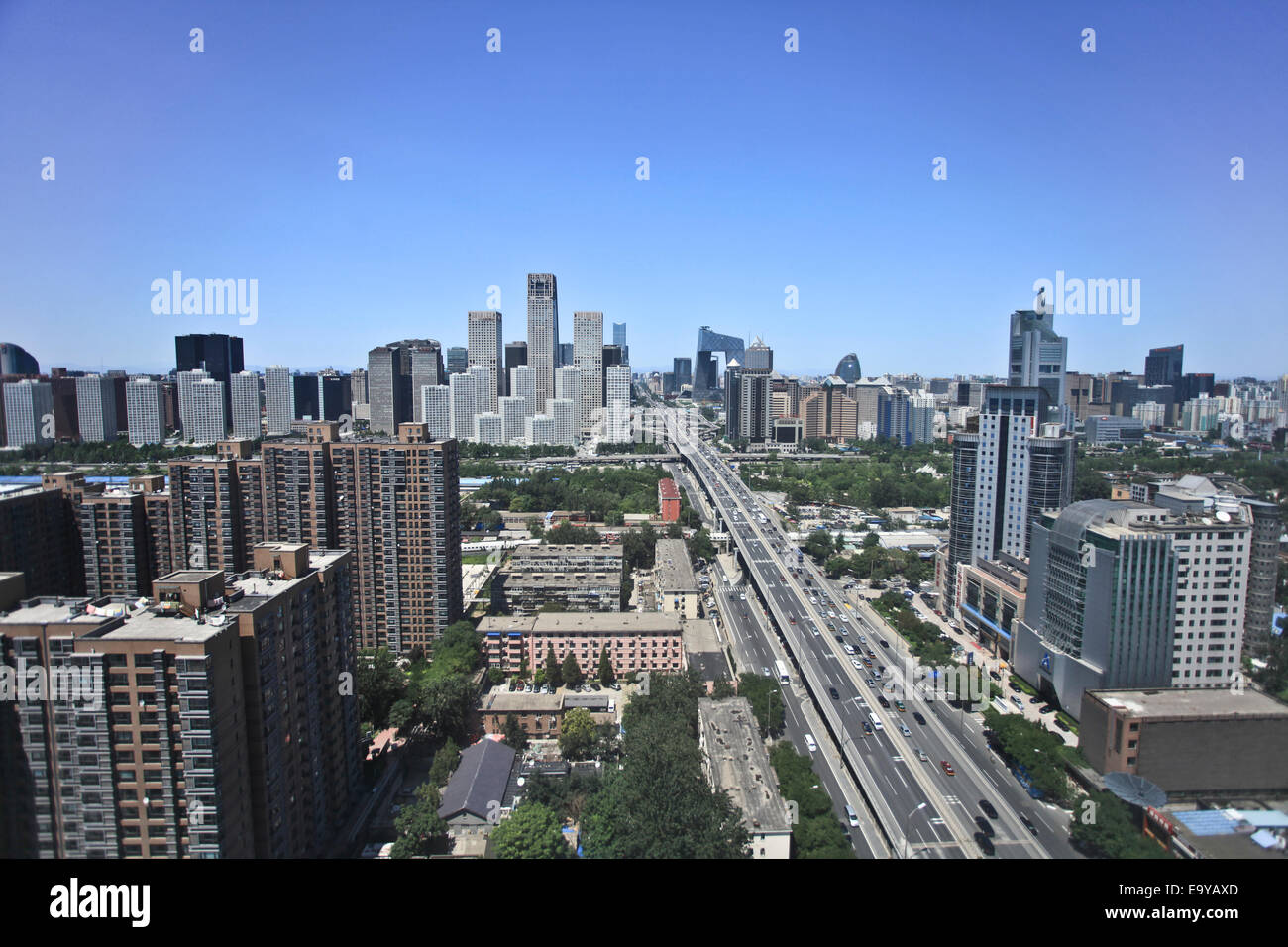 Beijing city building Stock Photo - Alamy
