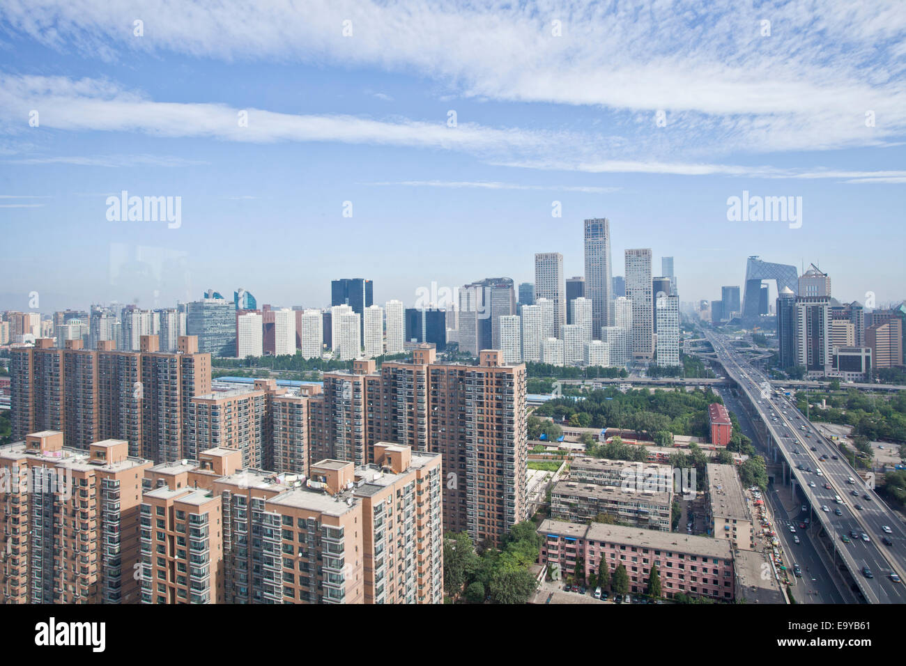 Beijing city building Stock Photo - Alamy