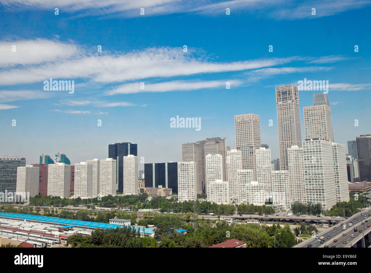 Beijing city building Stock Photo - Alamy