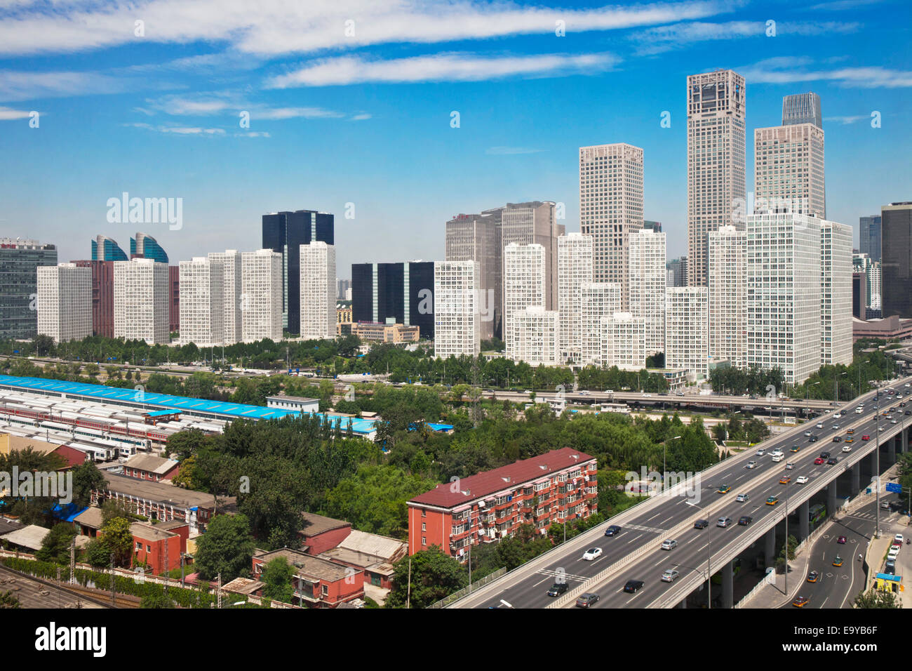 Beijing city scenery Stock Photo - Alamy