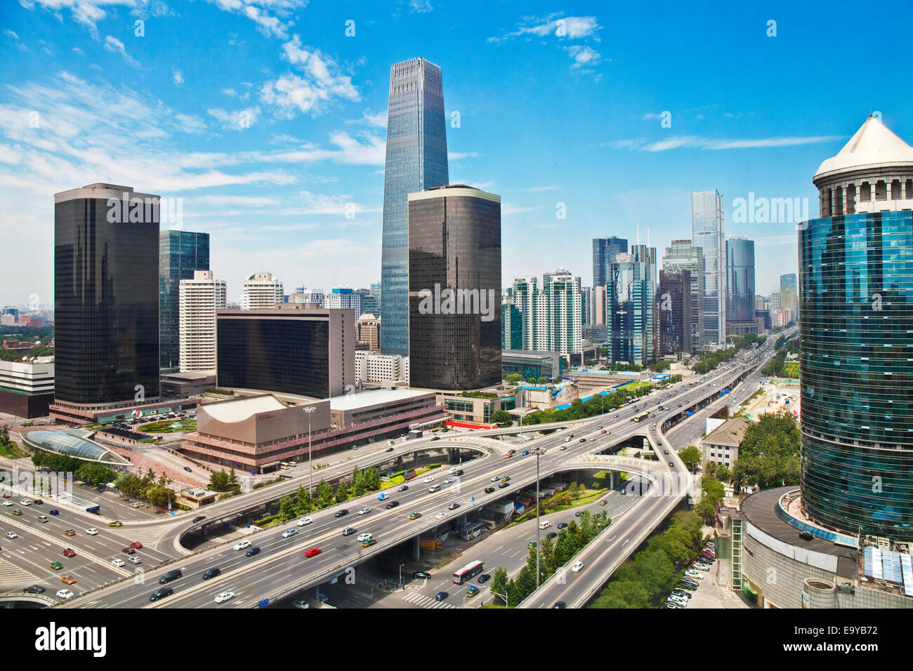 Beijing city building Stock Photo - Alamy