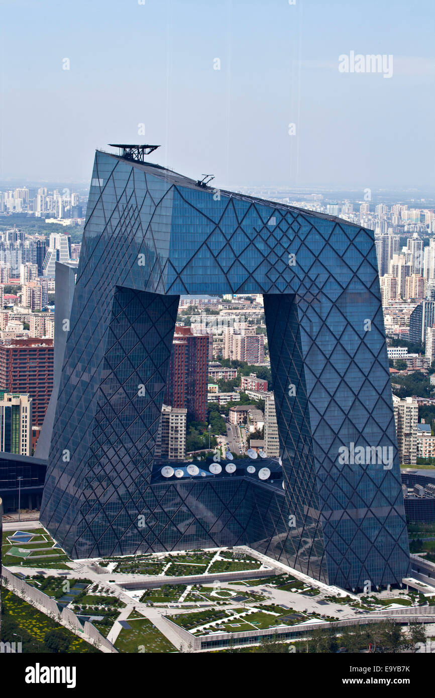 Beijing city building Stock Photo - Alamy