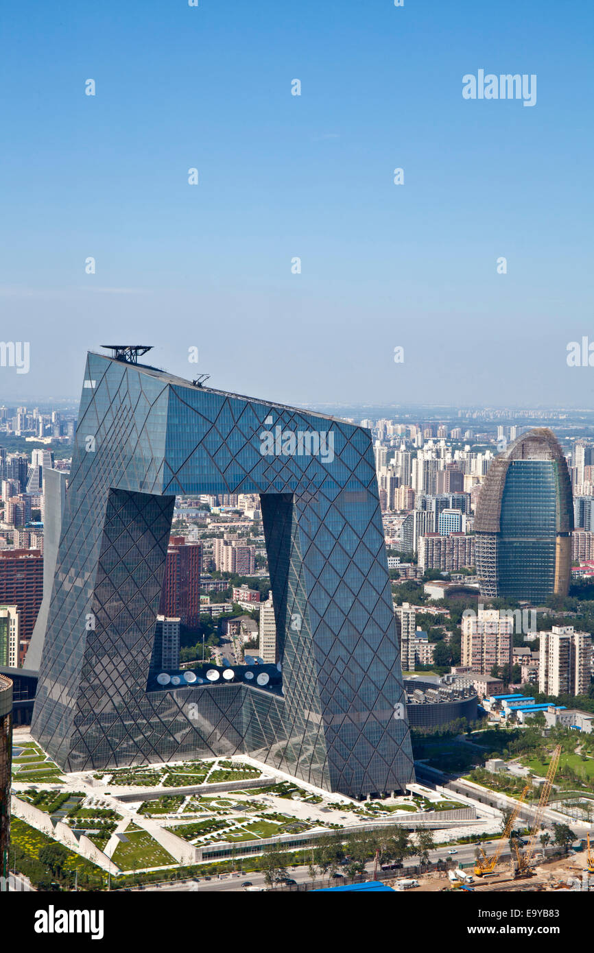 Beijing city building Stock Photo - Alamy
