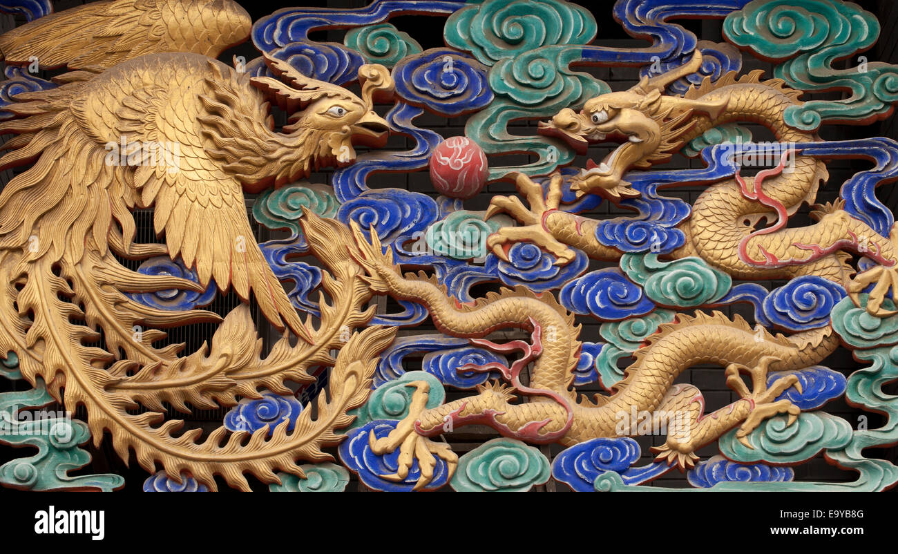 Dragon Phoenix High Resolution Stock Photography and Images - Alamy