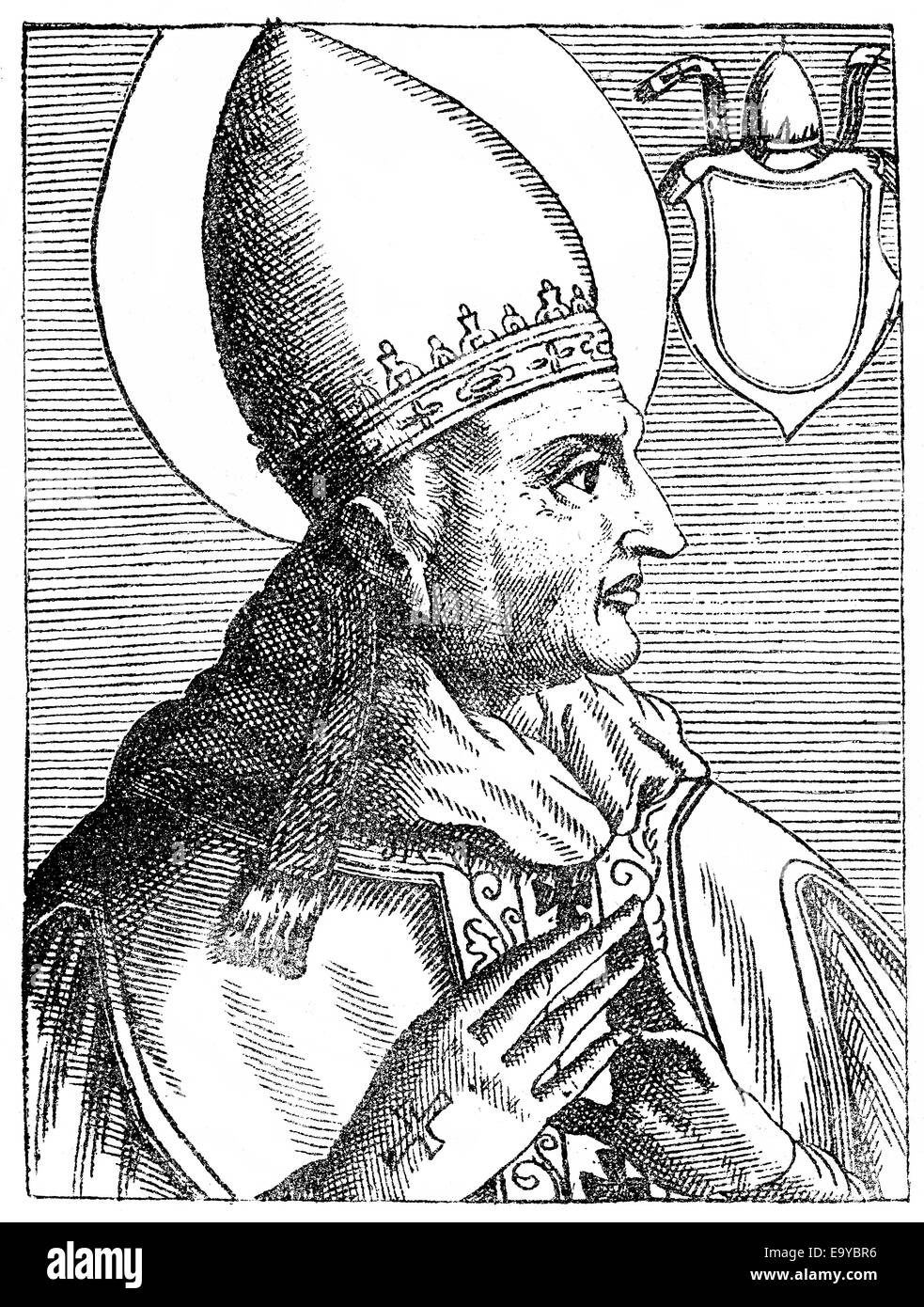 Pope Zosimus, Papst Zosimus Stock Photo - Alamy