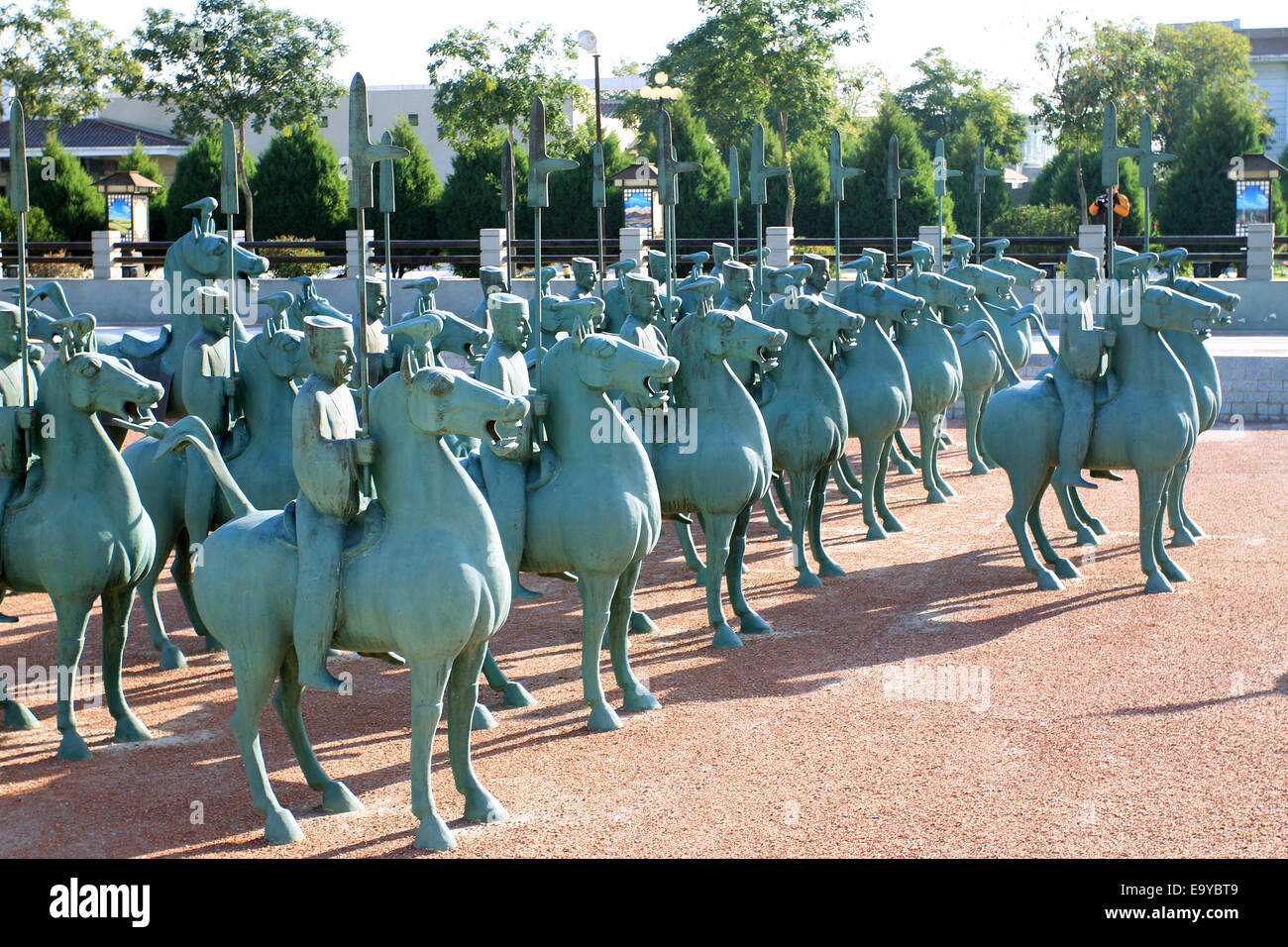 Wuwei City, Gansu sculpture Stock Photo - Alamy